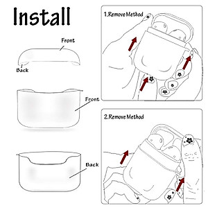 Airpods Pro Case - YOMPLOW Sunflower Case Cover Skin Protective Hard Case Cover Portable Women Girls with Keychain for Apple Airpods Pro Charging Case - Sunflower