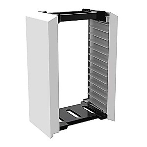 iFCOW Game Disc Box Storage Rack 12 Games Disc Holder Storage Shelf for PS5 Game Discs