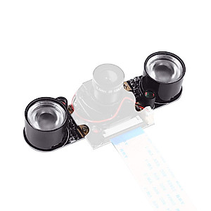 DORHEA 2 Pcs Infrared LED Light Board Module for Raspberry Pi Camera Night Vision, 3W 850 IR High Power Night Vision Infrared Illuminator with Adjustable Resistor for Raspberry Pi Camera