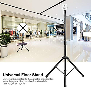 GOWENIC Hologram Projector Tripod Stand, Fixing Tripod Bracket for 3D Holographic Projector Fan Advertising Machine 42cm 50cm 56cm 60cm 65cm 100cm, 3D Hologram Fan Accessory