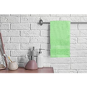 Cotton Face Washcloths Set 100% Cotton Ultra Soft Wash Cloth Towel Set for Bathroom and Home Highly Durable High Absorbency Convenient and Stylish Wash Cloths - Bright Multi-Color 12''x12'' Pack of 12