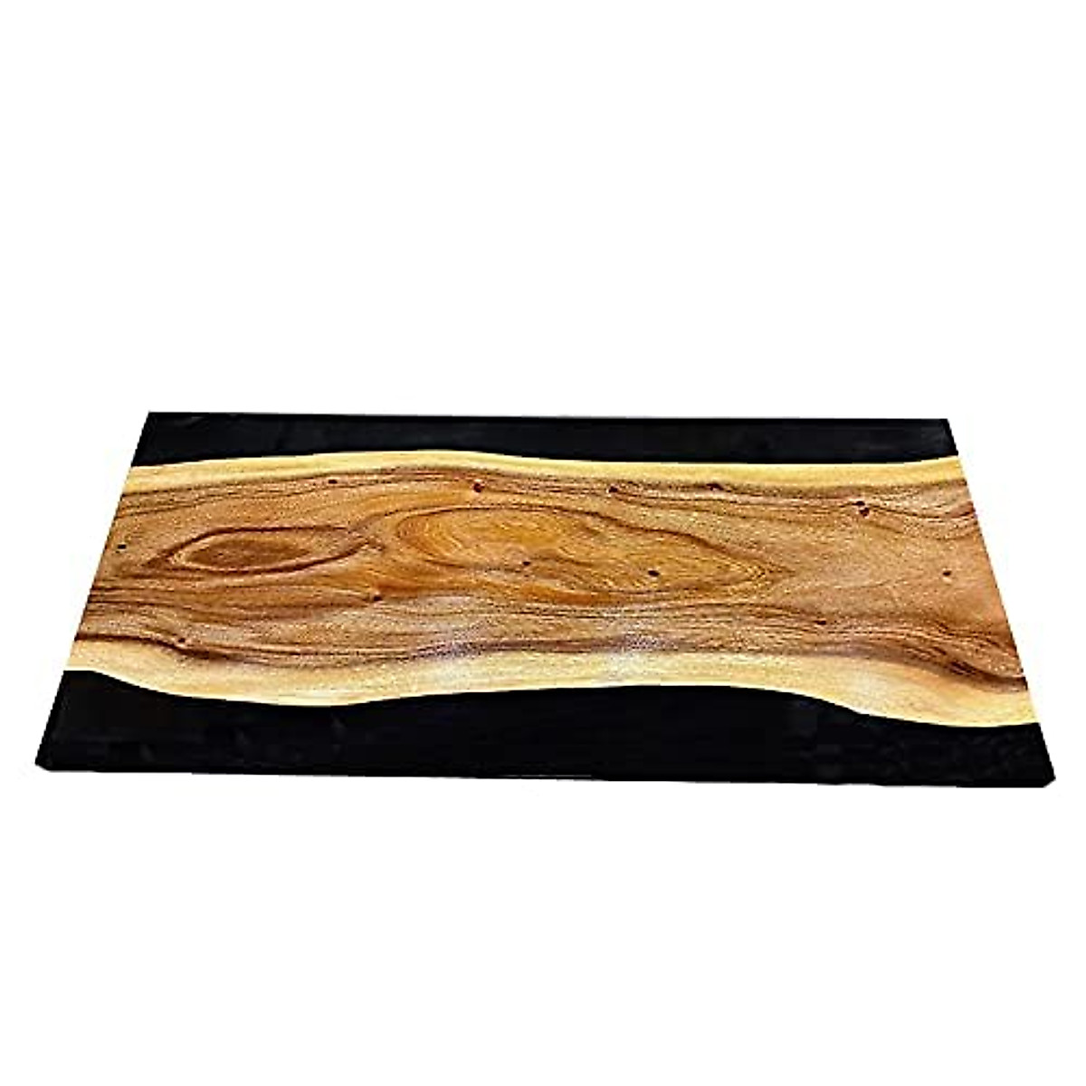 Epoxy Table, Live Edge Wooden Table, Epoxy Resin River Table, Natural Wood,Dining table, Natural Epoxy Table, Resin Table 42x24 inch
