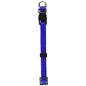 Petmate Adjustable Collar, 1-3/8 by 8 by 14-Inch, Blue