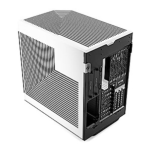HYTE Y60 Modern Aesthetic Dual Chamber Panoramic Tempered Glass Mid-Tower ATX Computer Gaming Case with PCIE 4.0 Riser Cable Included, White (CS-HYTE-Y60-BW)