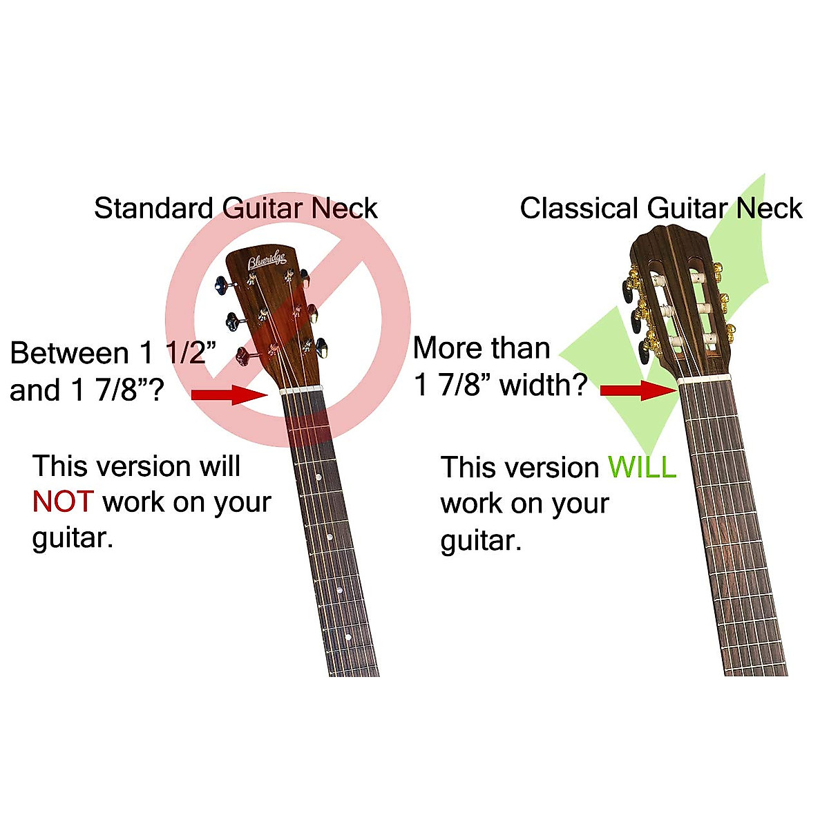 CLASSICAL Guitar Chord Buddy Learning System Teaching Aid with True Tune Clip-on Chromatic Tuner for Nylon-String, Wide-Neck Classic Guitars ChordBuddy Combo