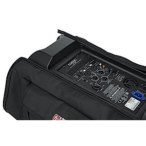 Gator Cases Heavy-Duty Speaker Tote Bag for Compact 12" Speaker Cabinets; Fits QSC K12, Yamaha DXR12 and more (GPA-TOTE12),Black