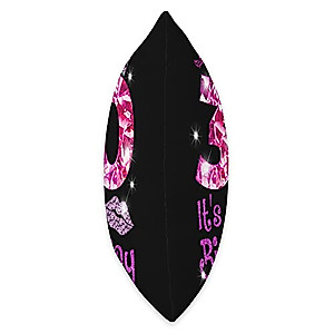 Happy 30 Years Old Men Women Birthday Tee Vintage Happy 30 Crown Lips 30th Birthday Throw Pillow, 16x16, Multicolor