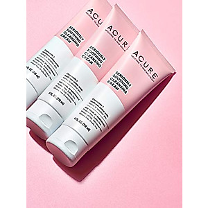 Acure Seriously Soothing Starter Kit - 100% Vegan & For Dry to Sensitive Skin, Includes Cleansing Cream, Cloud Cream, & Day Cream, Serum Stick & Blue Tansy Night Oil, 5 Count