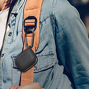 Catalyst Influence Series Waterproof and Drop Proof Case for AirPods 3, with Premium Carabiner, Compatible Wireless Charging, One-Piece Design, Soft-Touch, High Drop Protection - Space Gray