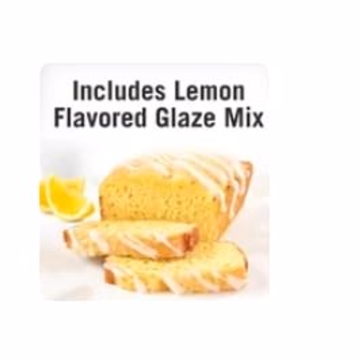 White Lily Lemon Pound Cake Mix, 16.2 OZ Box, Included lemon-flavored glaze mix (PACK OF 3) With Meal Time Prayer Card