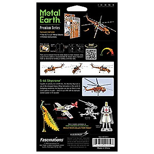 Metal Earth Premium Series S-64 Skycrane 3D Metal Model Kit Fascinations
