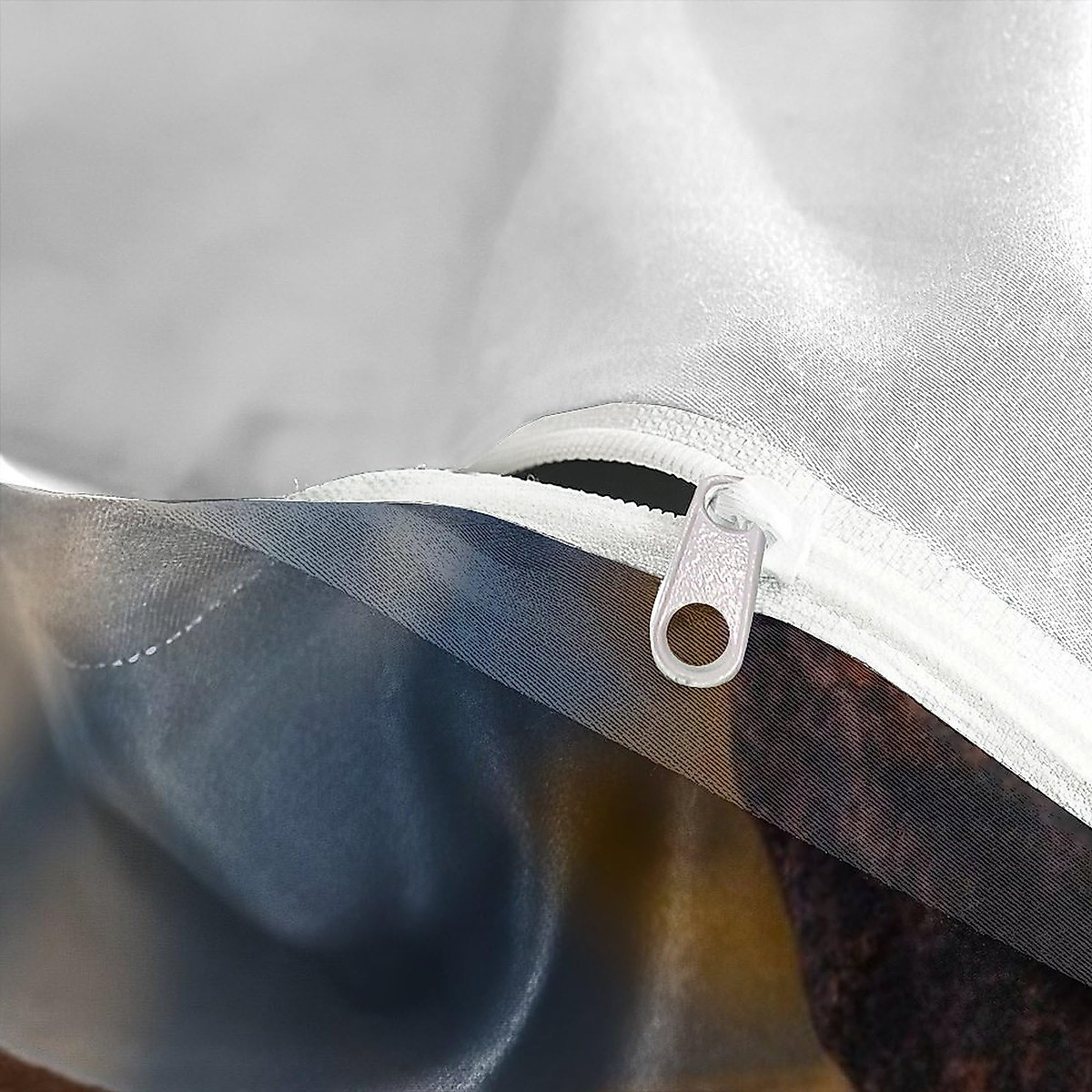 BUKISA Mountain Lion Duvet Cover Set Soft Microfiber Bedding Set Breathable Cougar Quilt Cover with Hidden Zipper Closure and Comforter Cover Sheet Pillowcase Queens（228x228cm）