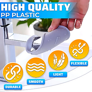 Toddler Faucet Extender for Bathroom Sink - 3Pcs Extension Faucet Cover Bathtub Baby Sink Attachment for Washing Face Hand Washing - Long Extend Water Faucet Extender Toddler Sink Fun Gadgets