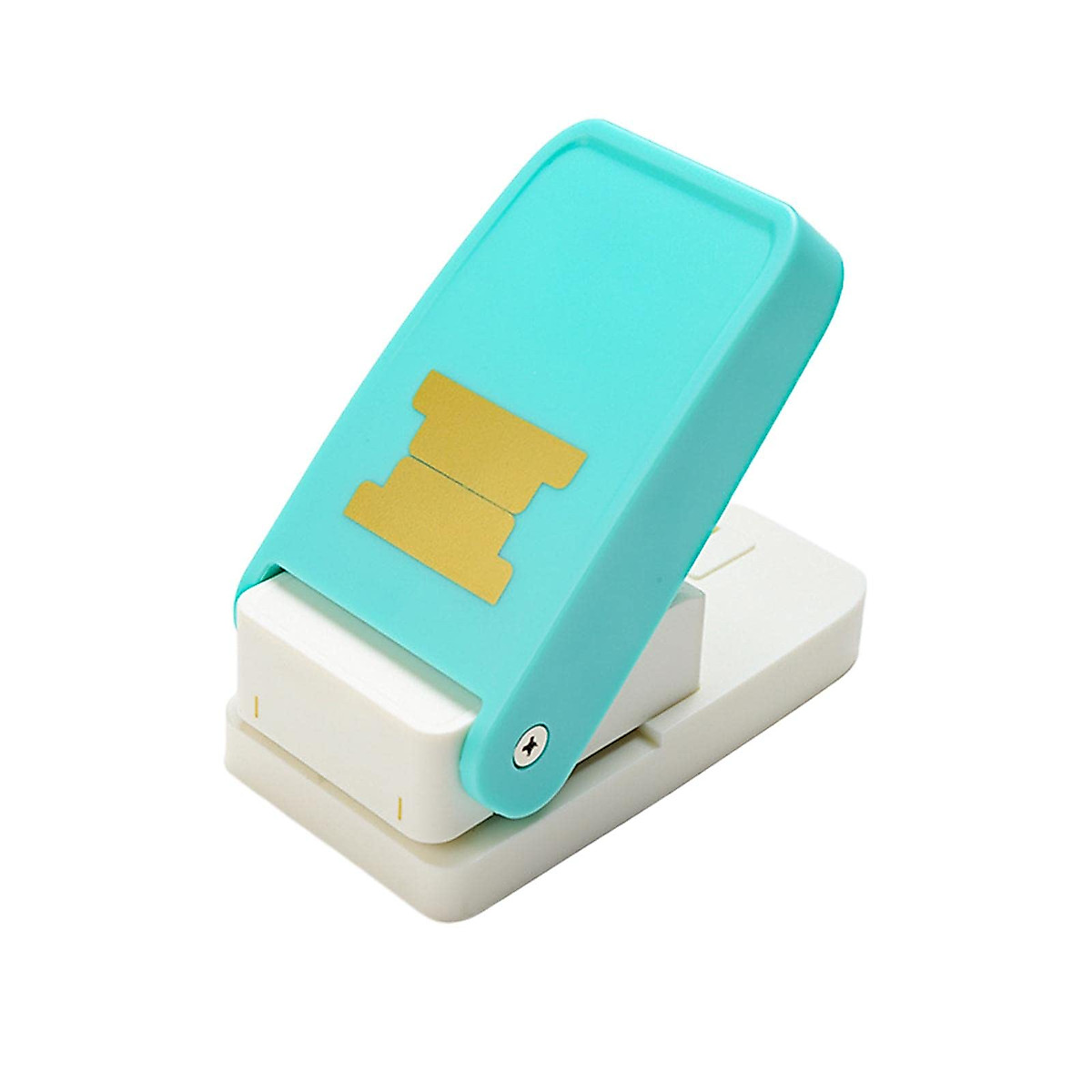 Gazechimp Loose Leaf Separator Label Punch Tab Punch Self Made Index Label Hole Punch Folder Punch Paper Craft for Card Making Projects Office Notepad