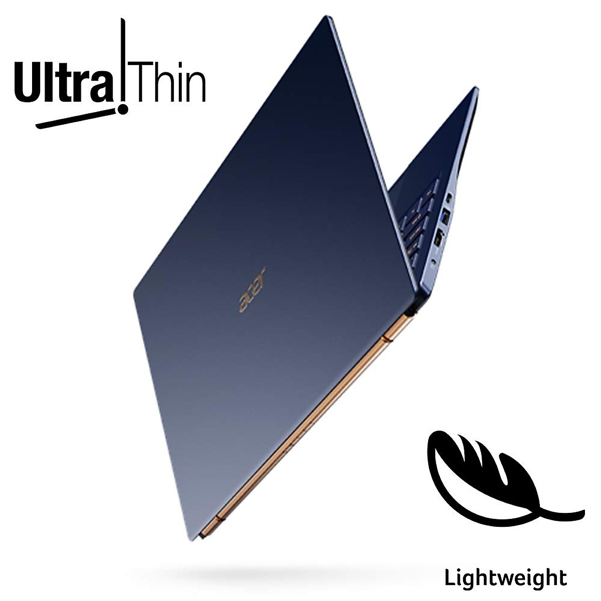 Acer Swift 5 Ultra-Thin & Lightweight Laptop, 14" Full HD IPS Touch, 10th Gen Intel Core i7-1065G7, 8GB LPDDR4, 512GB PCIe NVMe SSD, FP Reader, Wi-Fi 6, Back-lit Keyboard, Windows 10, SF514-54T-76PY