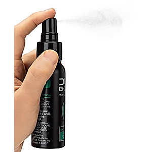 DUDE Bombs Toilet Spray - 2.5 oz Spray Bottle – Forest Fresh Toilet Spray with Pine and Cedarwood Essential Oils - Stank Eliminator Up to 150 Dumps