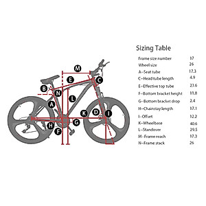 Outroad 26 Inch Mountain Bike, 21-Speed/High-Carbon Steel/Aviation Grade Frame, Dual Disc/V Brake, Adjustable Ergonomic Seat Bycycle for Men Women Adult, Quick Assembly in 20 Minutes
