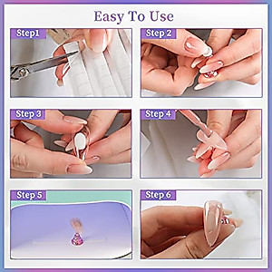 BQAN 2 Set Nail Holder for Painting Nails, Aurora Acrylic Nail Stand for Press on / Fake Nail Tips Training / Nails Display with 96 Pcs Reusable Adhesive Putty