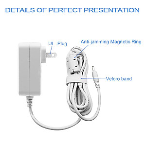 TOP-SPEED 16.5V 2A AC DC Power Supply Adapter Charger for Google Home Hub, Google Nest Hub (1st Gen), Google Voice Speaker, 33W AC Power Adapter.