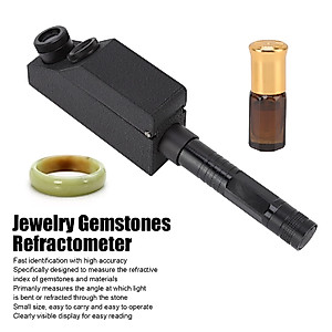 Arsor Jewelry Refractometer, 1.30 to 1.81 Professional Gemstone ldentification Gemological Gemstone Gem Refractometer Portable Jeweler Tester Tool for Measuring The Refractive Index Jewelry