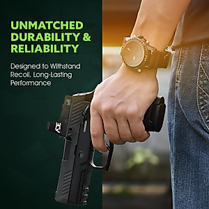 Ade Advanced Optics RD3-006B Green Dot Sight for Handgun with Removeable Pictinny Base