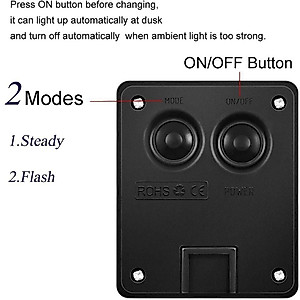 WONFAST Solar String Lights, Waterproof 16ft 20LED Butterfly Christmas Fairy Lights Decorative Lighting for Home Party Wedding Patio Garden Porch Balcony (Purple)