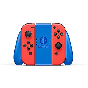 Newest Nintendo Switch Mario Red & Blue Edition 32GB Console Red Joy-Con, WiFi, Bluetooth, HDMI, Extra External 64GB Storage and Ultimate 18-in-1 Case