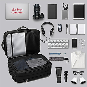 Juuka Travel Laptop Backpack, 32L Flight Approved Travel Luggage Backpacks, Extra Large Carry On Backpack for Men Women, with USB Charging Port