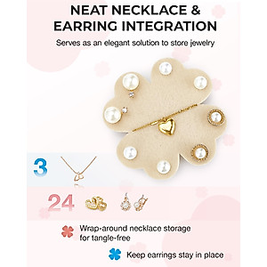 BAGSMART Hanging Jewelry Organizer, Jewelry Holder Organizer Accessories Organizer, 68 Pocket Earring Organizer Organizer for Wall Holding Jewelry,Extra Large Black, 1 Piece