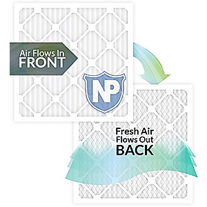 Nordic Pure 24x30x1 (23 1/2 x 29 1/2 x 3/4) Pleated MERV 8 Air Filters 6 Pack