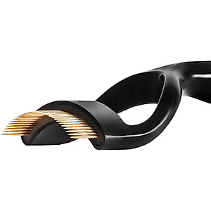 Tweezerman Eyelash Comb for Round Eyes, Premium Lashcombo 60, Black