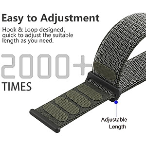 Lenrao Compatible with Apple Watch Bands for Men 44mm 45mm 42mm 49mm, Velcro Sport Stretchy Nylon Loop Braided Breathable Strap for iWatch Bands Men Series Ultra Se 10 9 8 7 6 5 4 3 2 1