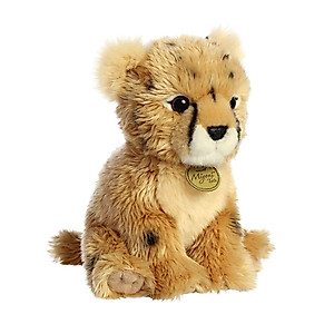 Aurora® Adorable Miyoni® Tots Cheetah Cub Stuffed Animal - Lifelike Detail - Cherished Companionship - Gold 9 Inches