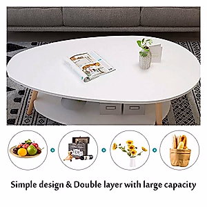 LIRUXUN White Coffee Table Stand Set Nordic Table Laptop Minimalist Mesas Bajas Wooden Side Table