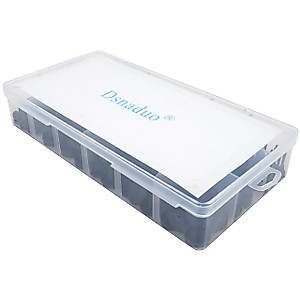 Dsnaduo 160 PCS Black Rubber Bumper Assortment, Automotive Rubber Bumper Stopper, Rubber Stop Bumper Compatible with GM Ford and Chrysler Replace 20030, 8210, fit Many Models