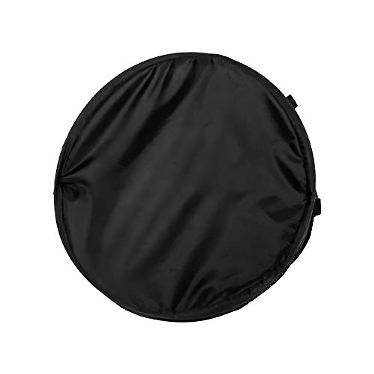 Camco Pop Collapsible Mesh Hamper Basket with Handles-Easy to Store and Clean, Perfect for Travel, Dorms, and More, Minimizes Moisture Caused Laundry Odors-Black (51977)