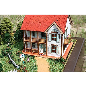 DESKTOP Wooden Model Kit Western House 1 by Young Modeler