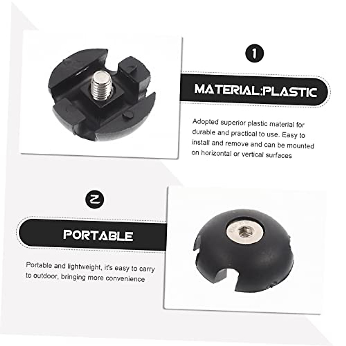 Didiseaon 20 Pcs Kayak Rope Buckle Button kit Cord Buckle Dugout Kayak Replacement Parts Kayak Cords Fixing Buckle Kayak Back Buckle Boat Cord Fittings Elastic Rope Holder Boat Rope Suite