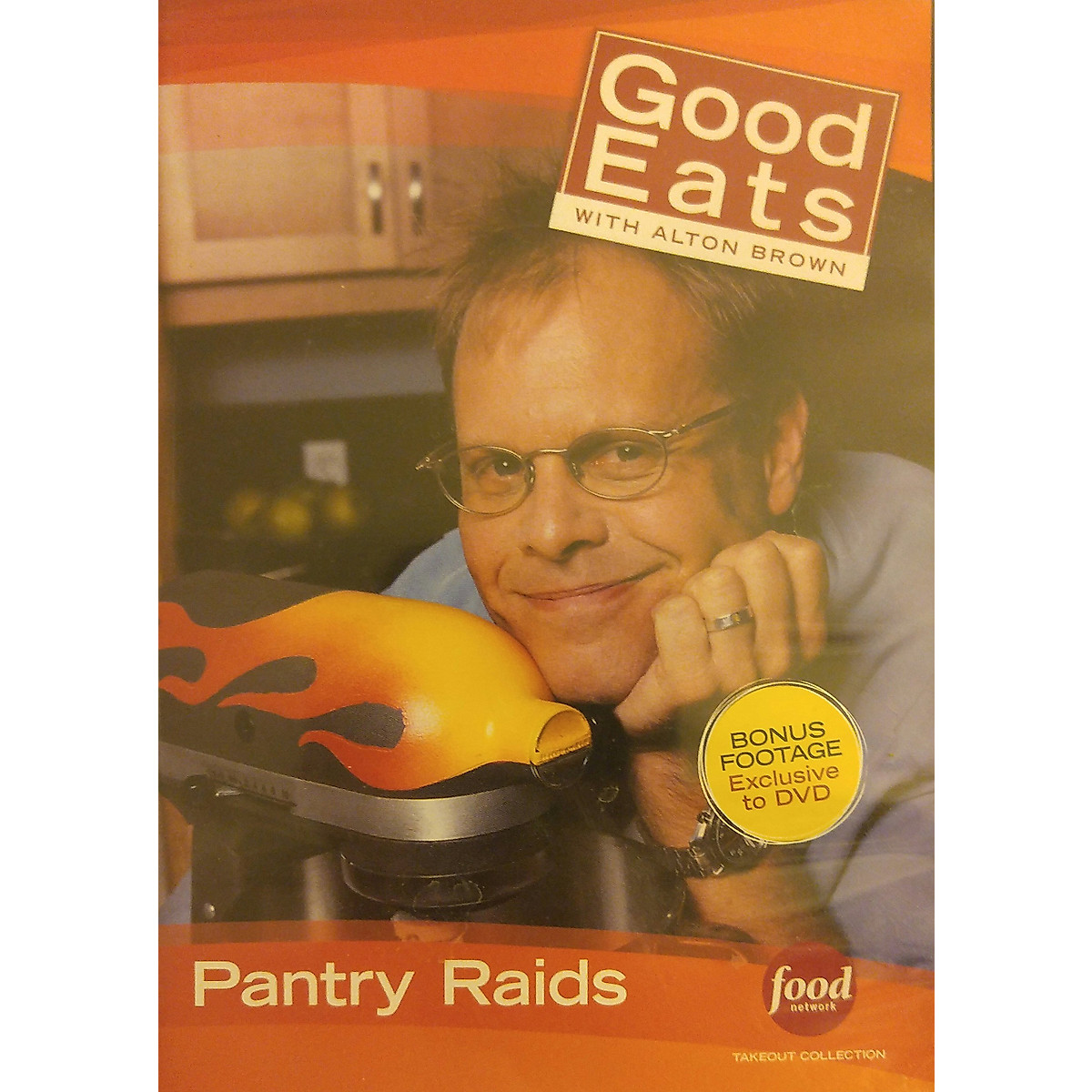 Food Network Takeout Collection DVD - Good Eats With Alton Brown Pantry Raid I Use Your Noodle / Cool Beans / Comb Alone