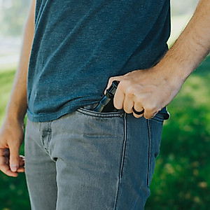 Zarc Vexor Police Strength Pepper Spray, Flip-Top Finger Grip, 20+ Shots, 10-12 Ft. Range - 4 Pack | Multi Color