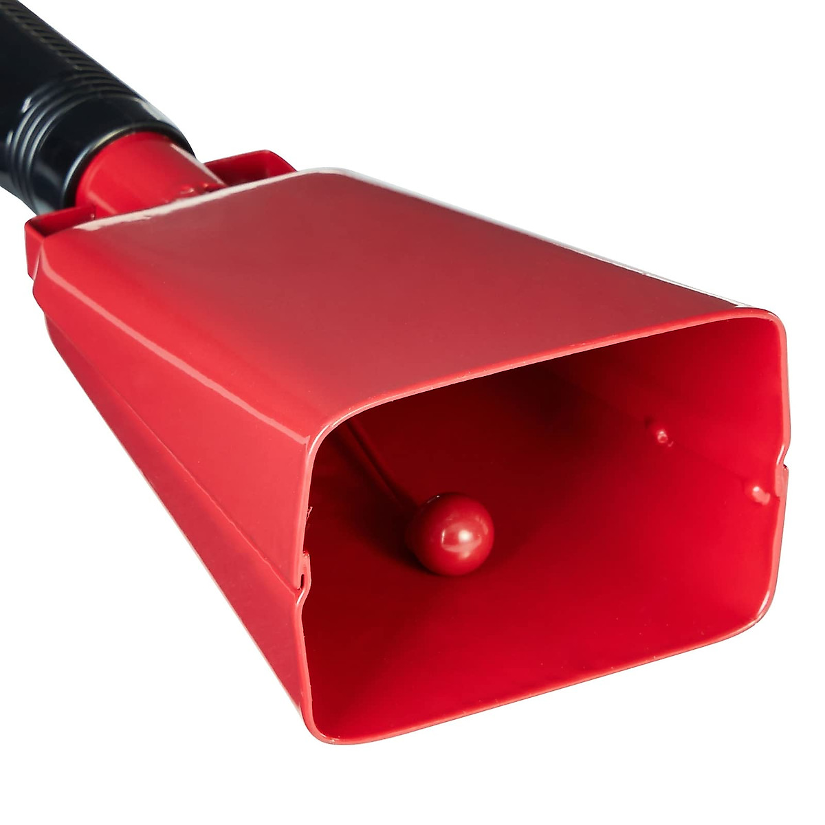 BLUE PANDA 2 Pack 9-inch Cowbells for Sporting Events, Percussion Noise Makers with Handle for Football Games, Stadiums (Red) - Cow Bells Noise Makers - Cowbell with Handle - Sports Cow Bell