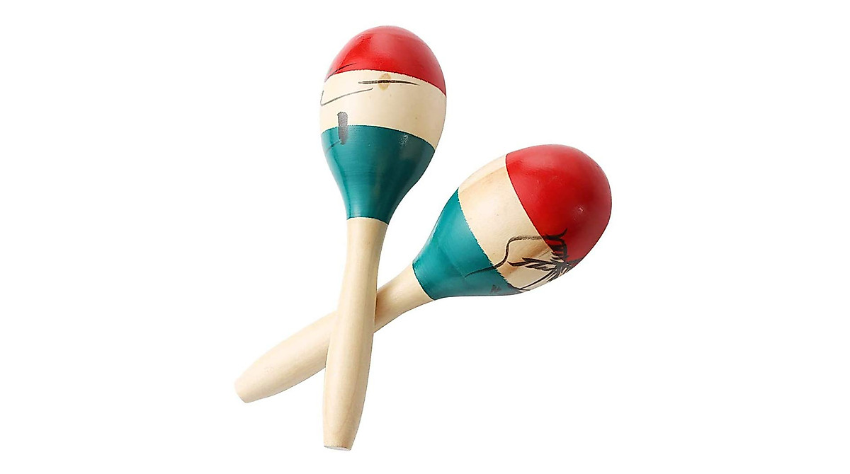 Performance Plus Large Puerto Rican Maracas - Full Sound & Unique Design