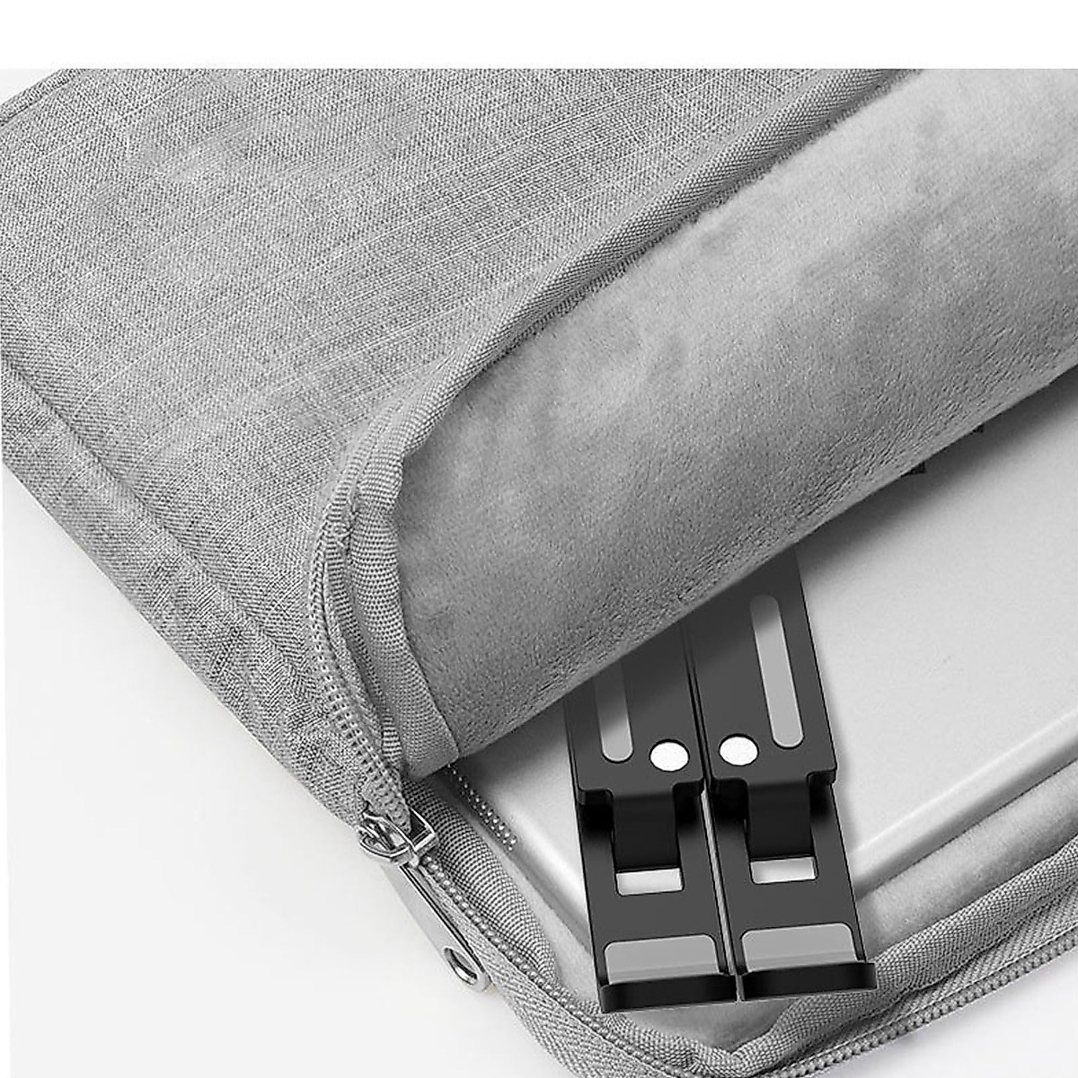 Laptop Stand, Laptop Stand Cooling Pad for Desk, Stable Laptop Stand/Riser ABS Material Laptop Stand for Tablet Computer, for Mac,Lenovo,10-17 Laptop, Large, Black