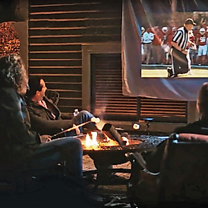 M29 Portable Projector - Rechargeable Battery - Home and Outdoors (Renewed Premium)