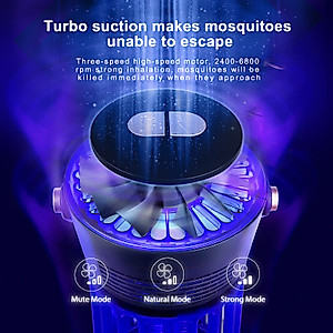 Antarctic Corner Bug Zapper Indoor Insect Trap Fly Gnat Mosquito Catcher with 22 Led UV Lights and Quiet Suction Design for Home