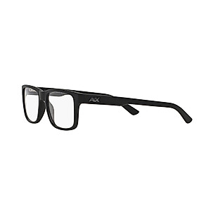 A|X ARMANI EXCHANGE Men's AX3016 Square Prescription Eyewear Frames, Black/Demo Lens, 53 mm
