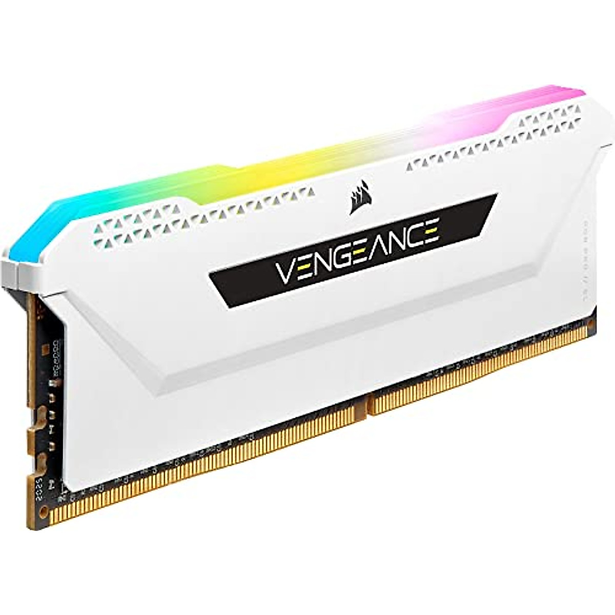 Corsair Vengeance RGB Pro 16GB (2x8GB) DDR4 3600 (PC4-28800) C18 1.35V Desktop Memory - White (CMH16GX4M2D3600C18W)