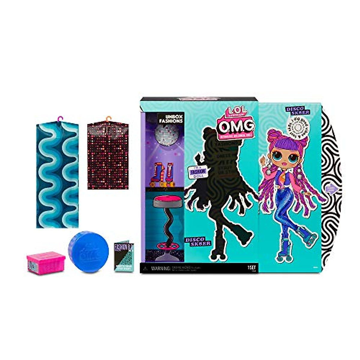 L.O.L. Surprise! O.M.G. Series 3 Roller Chick Fashion Doll with 20 Surprises