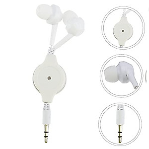 LIGHTAOTAO Over-Ear Headphones Noise Headphones Cancelling Noise Reducing Ear Plugs Wrap Around Earphones Earbuds Wired Noise Canceling Headphones Earplugs Soundproof Plug White Mp3
