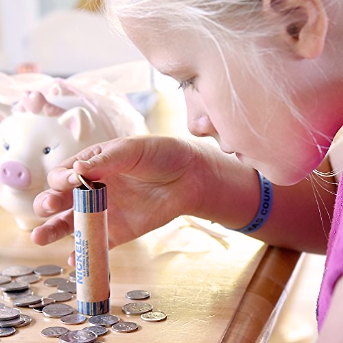 250 Coin Wrappers - Assorted Sizes - 100 Quarters, 50 Pennies, 50 Nickels and 50 Dimes - Made in USA - Durable Preformed Paper Tubes